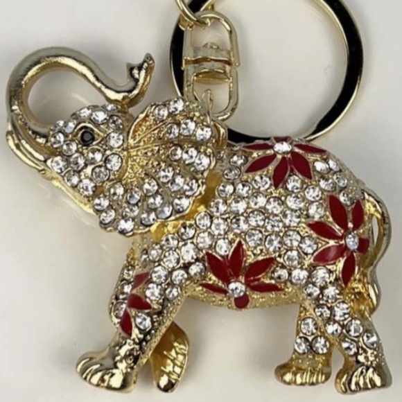 Unbranded | Accessories | Colorful Elephant Rhinestone Keychain | Poshmark